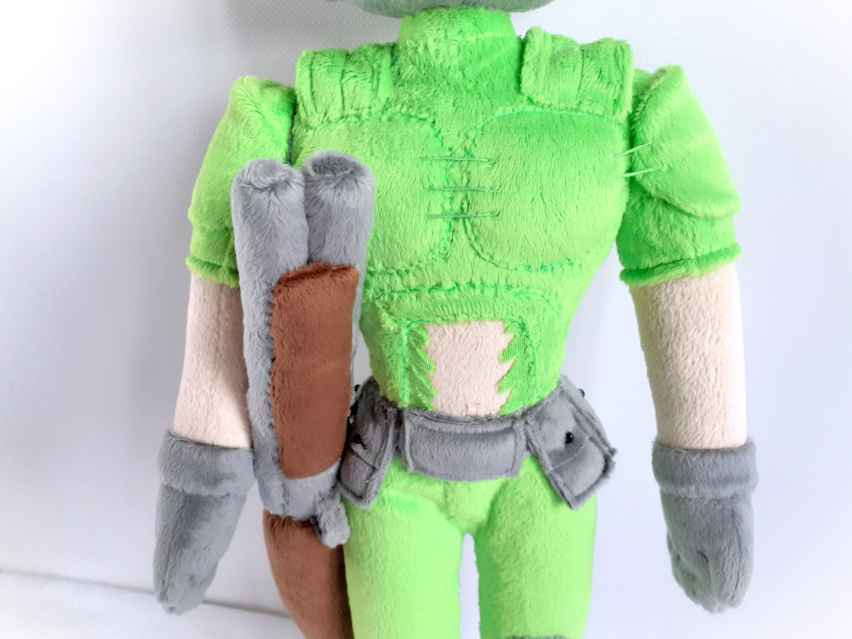 Handmade custom Old Doomguy plush – AnnushkaToys Custom plush