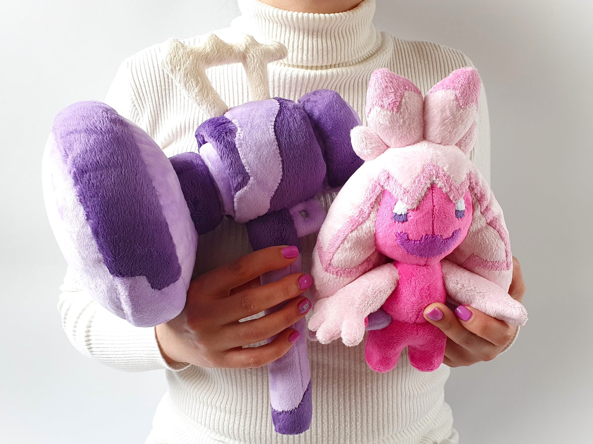 Custom Tinkaton with hammer plush – AnnushkaToys Custom plush