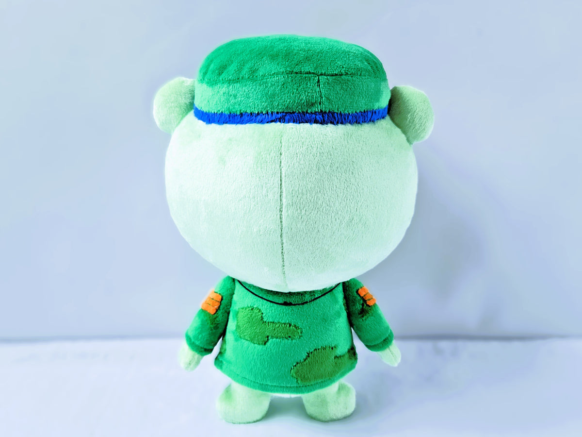 Handmade custom Flippy the green bear plush – AnnushkaToys Custom plush