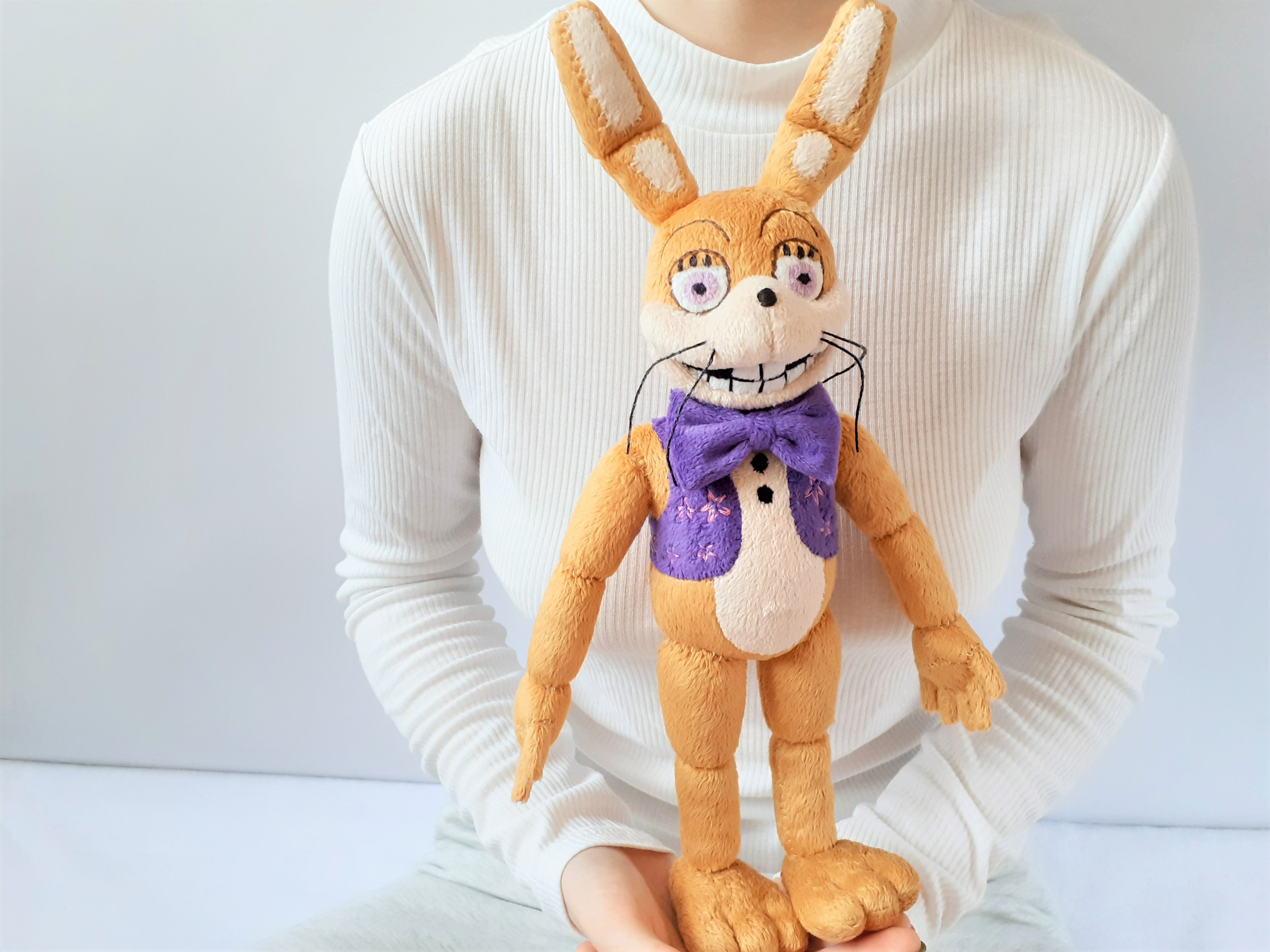 Custom handmade Glitchtrap plush – AnnushkaToys Custom plush