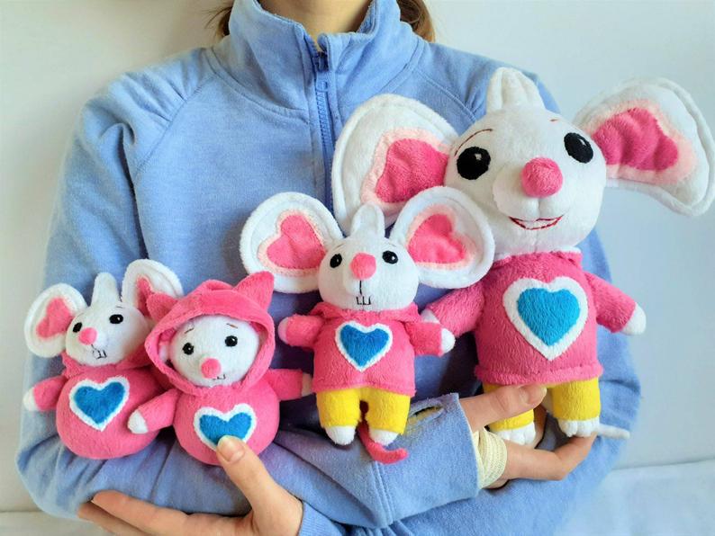 Custom Potato the mouse plush Choose your size – AnnushkaToys Custom plush